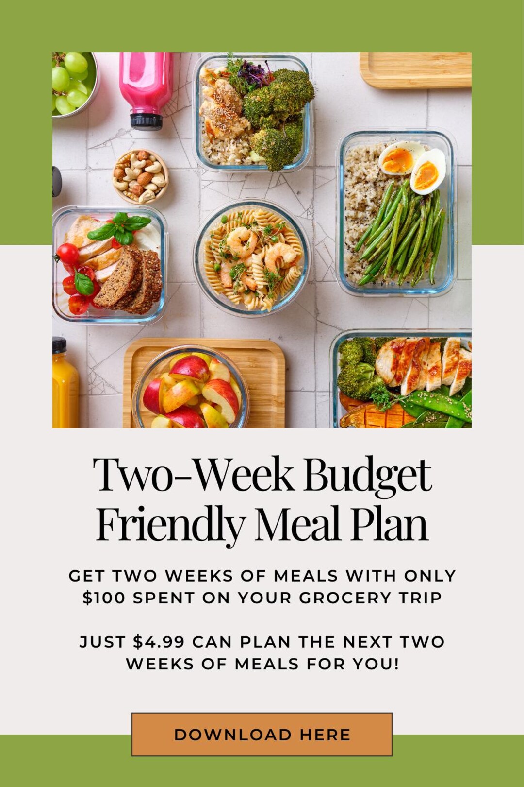 Two-week Meal Plan - Budget-friendly Recipes for Lunch and Dinner ...