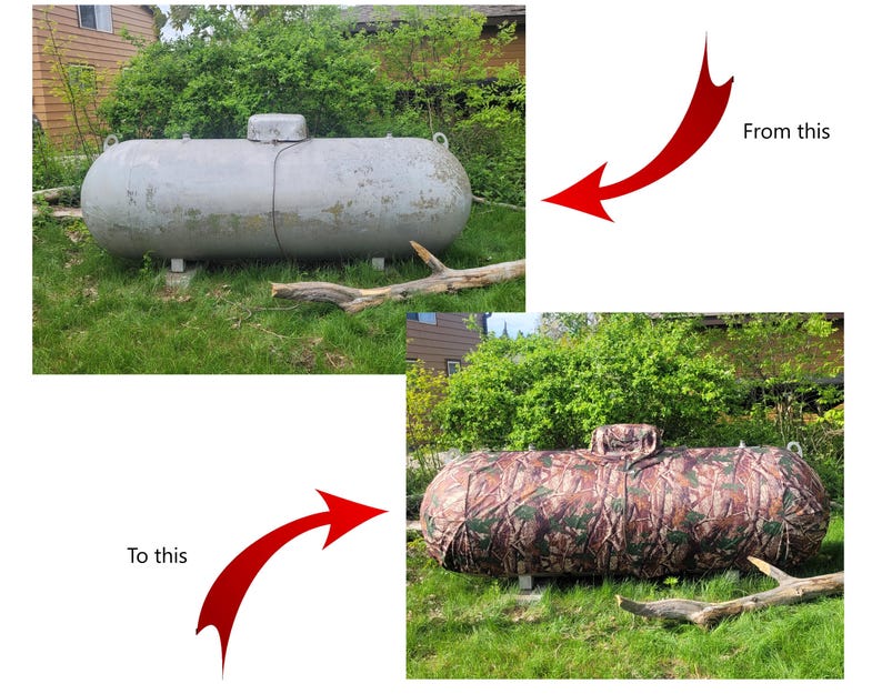 500 Gallon Propane Tank Cover - Etsy