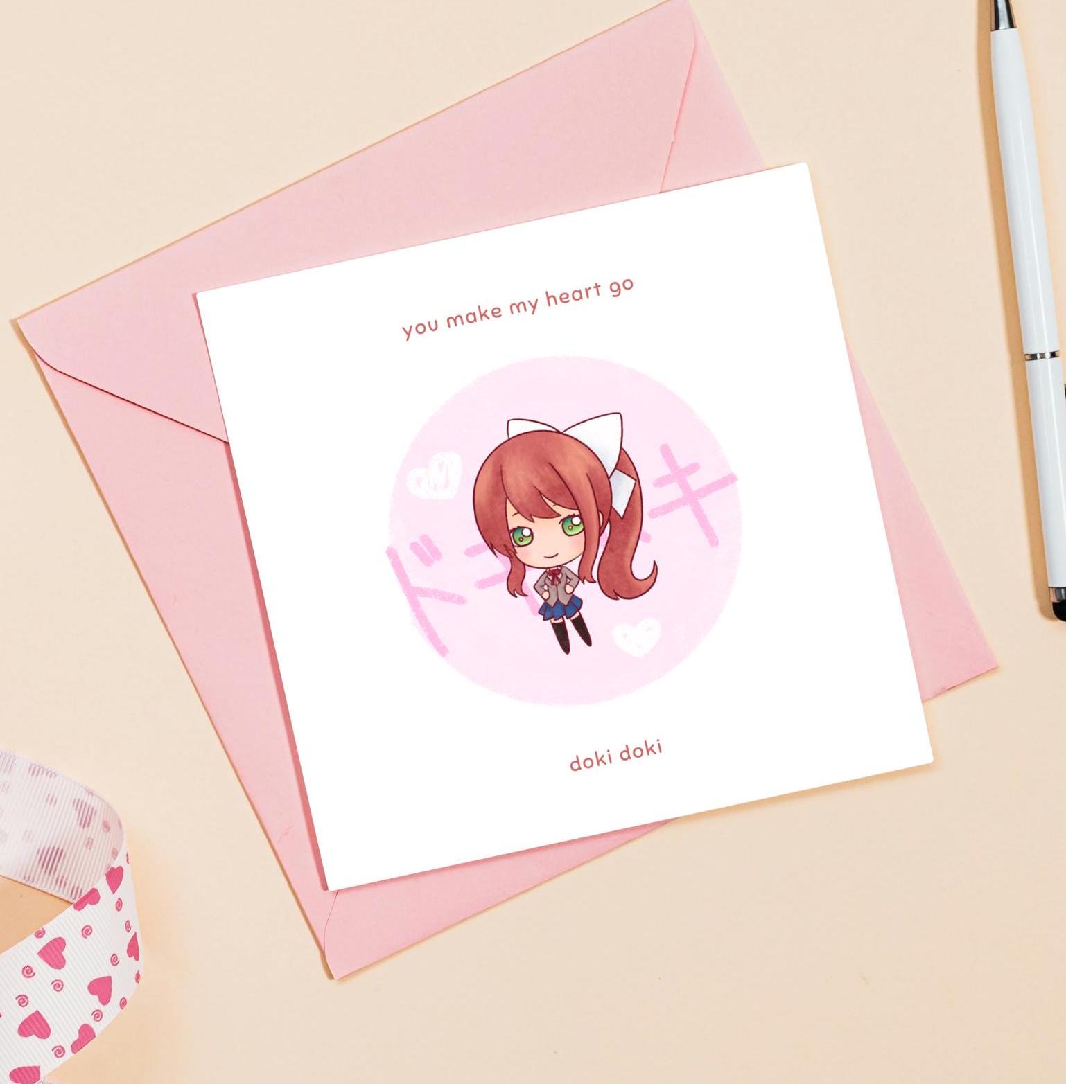 Doki Doki Literature Club | Monika | Anniversary Birthday Valentine's ...