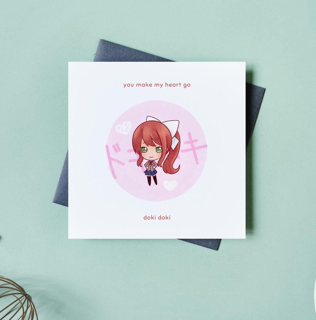 Doki Doki Literature Club | Monika | Anniversary Birthday Valentine's ...
