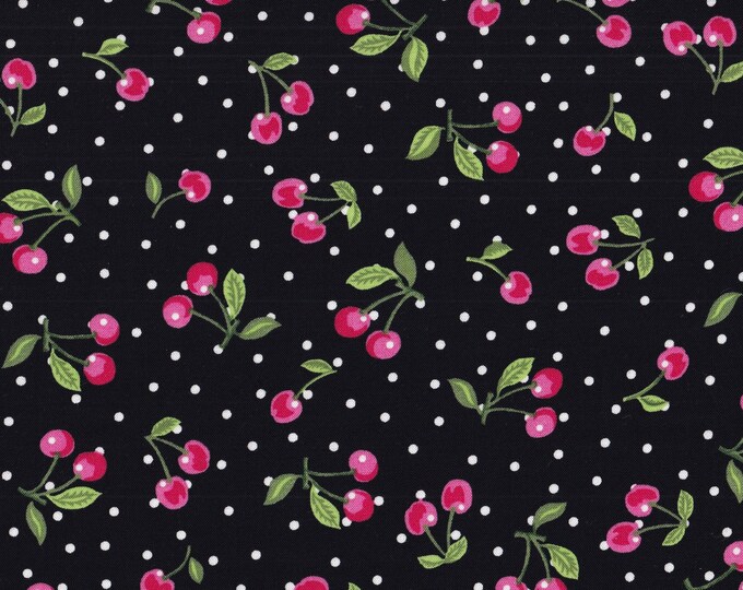 Cherry Fabric, Cherry Toss, Cotton Quilting Sewing, Novelty Prints ...