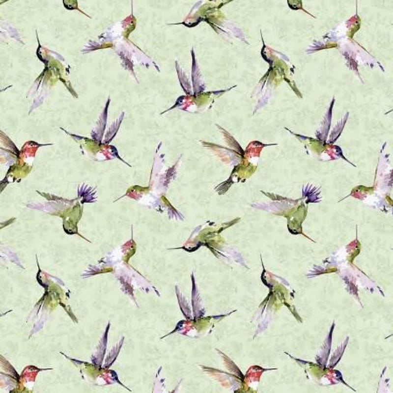 Hummingbird Fabric - Etsy