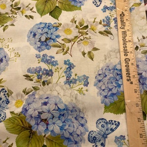 Hydrangea Fabric, Periwinkle Spring, Flowers Hydrangea, the Beginning ...