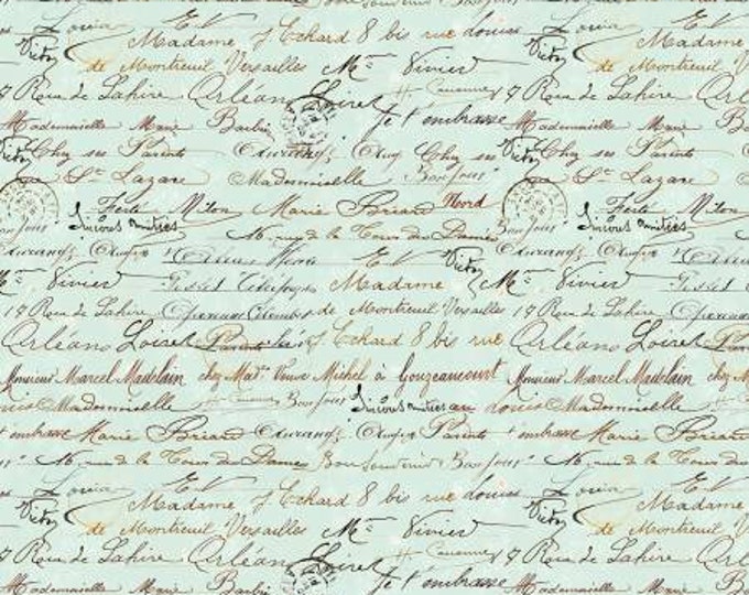 Script Writing Fabric, 100% Cotton Quilting, Sewing Fabric, Timeless ...