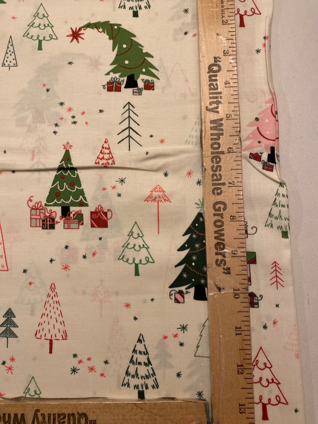 Christmas Fabric, Riley Blake, Cotton Fabric, 13530 CREAM, Christmas ...