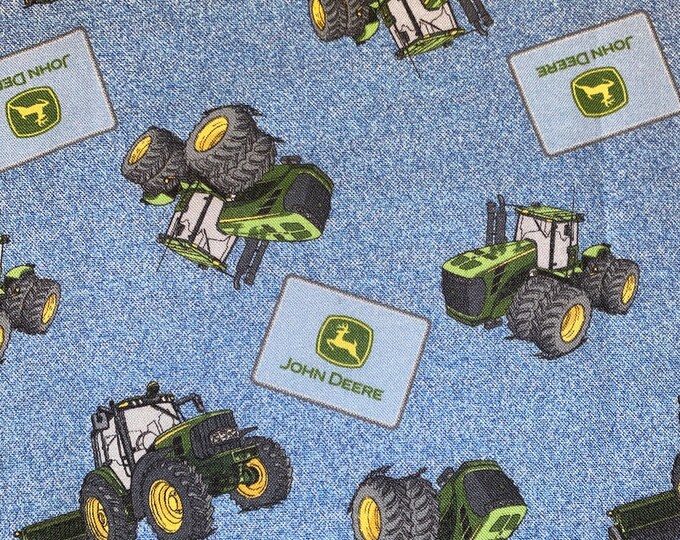 John Deere Fabric, Tractor Fabric, John Deere, Blue Tractors Fabric ...