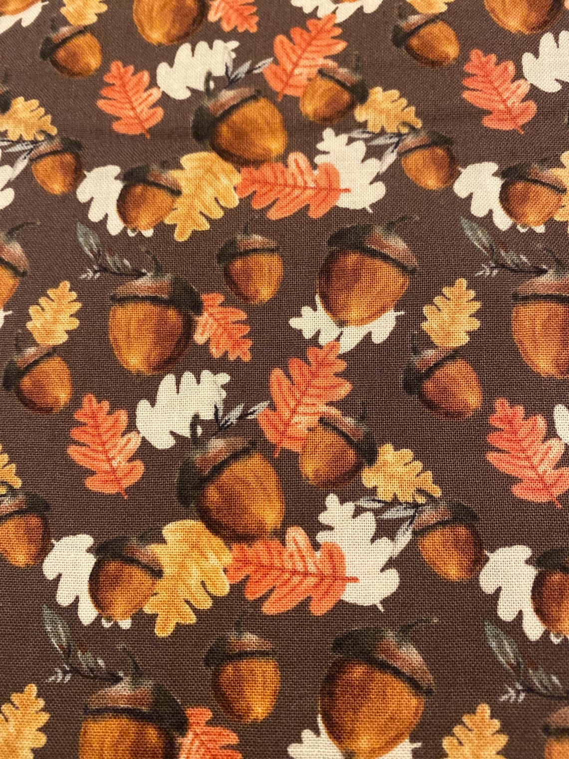 Fall Fabric, Autumn Leaf, Shades of Autumn, Acorns Brown, Autumn Leaves ...
