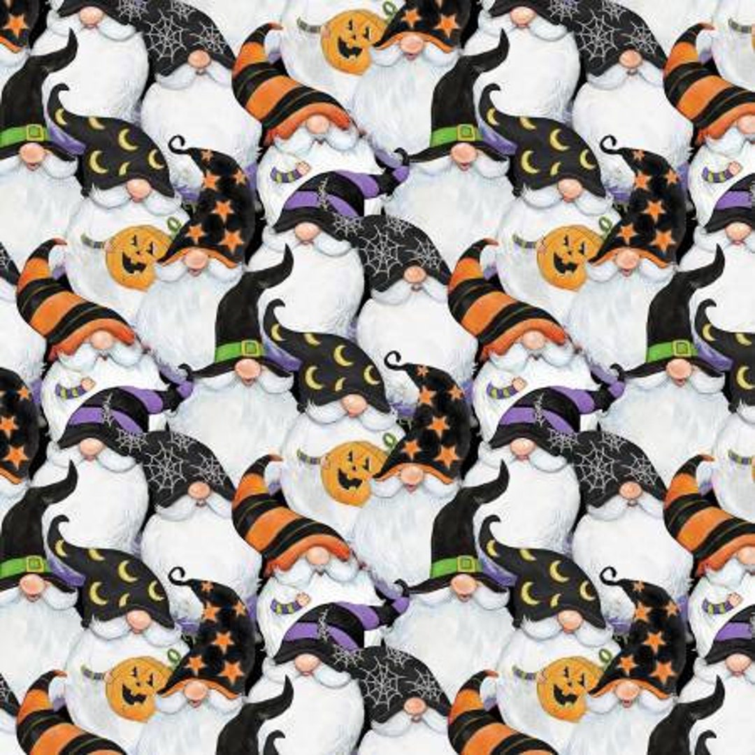 Halloween Gnomes, Halloween Fabric, Susan Winget, Packed Gnomes ...