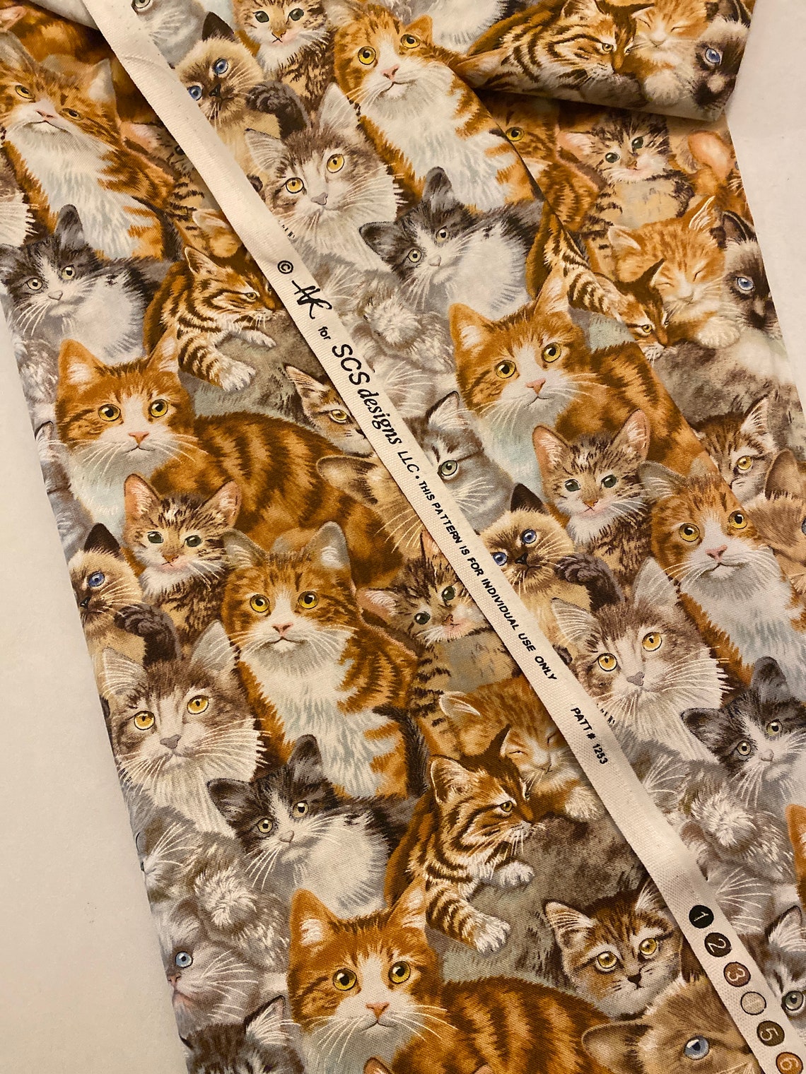 Kitten Fabric, Packed Kittens, Petpourri Fabric, Adorable Kittens, Cat ...