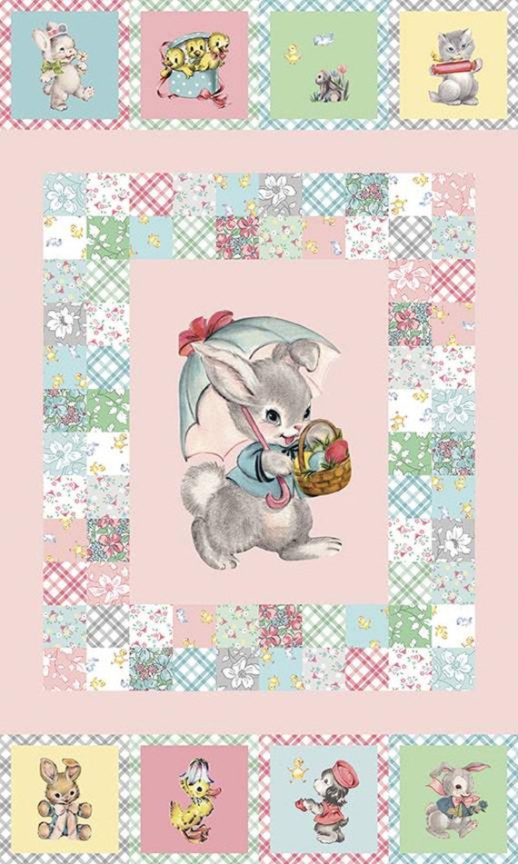 Vintage Easter Fabric