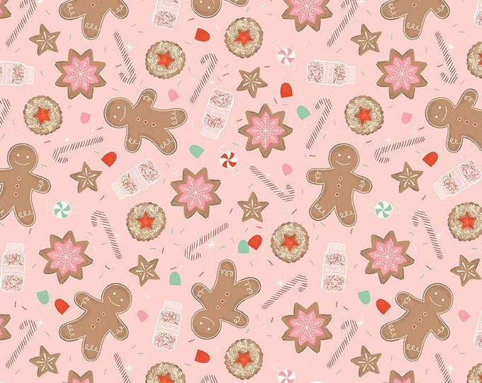 Christmas Gingerbread, Christmas Fabric, Gingerbread, 100 % Cotton ...