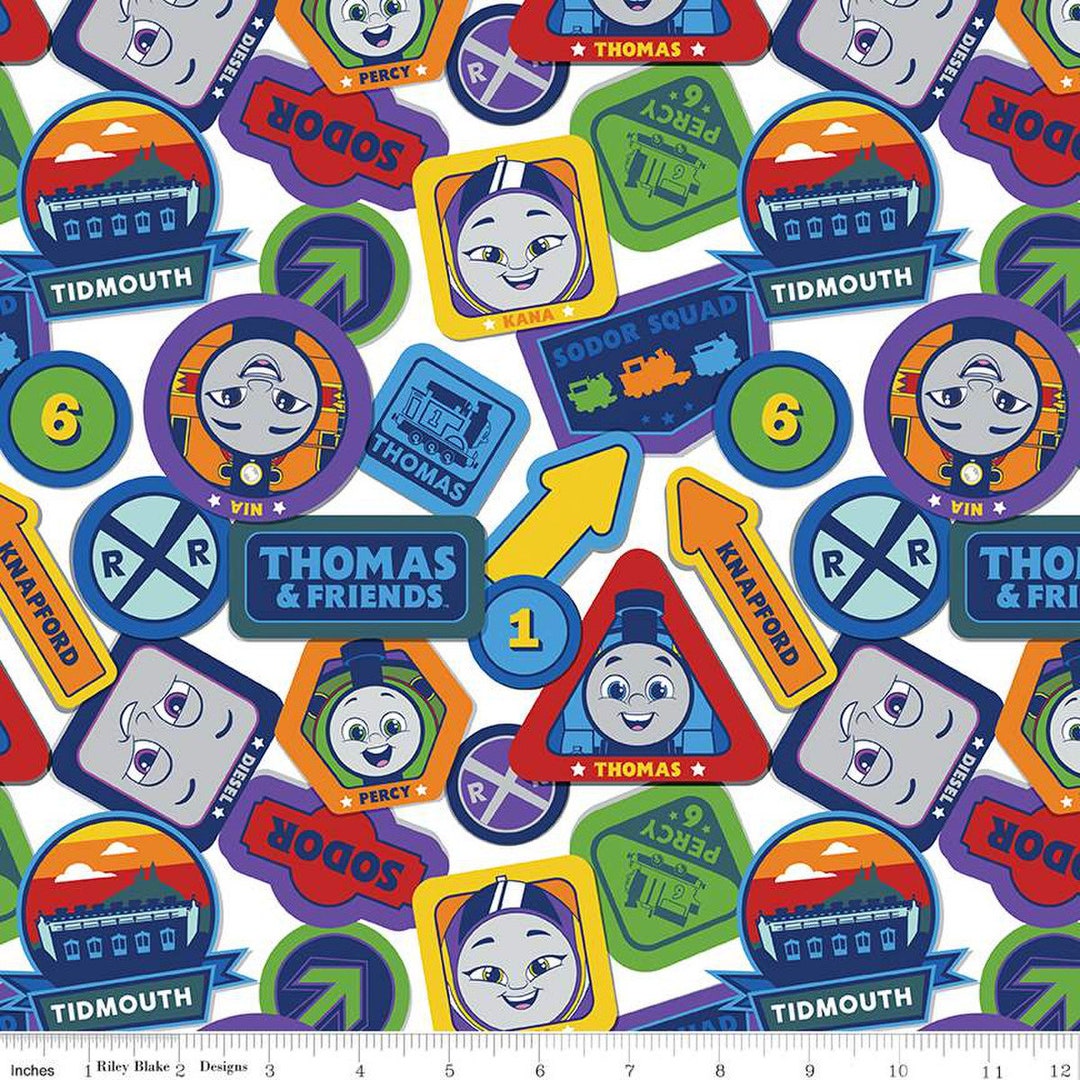 Thomas the Train, Train Thomas Fabric, Riley Blake, Full Steam Ahead ...