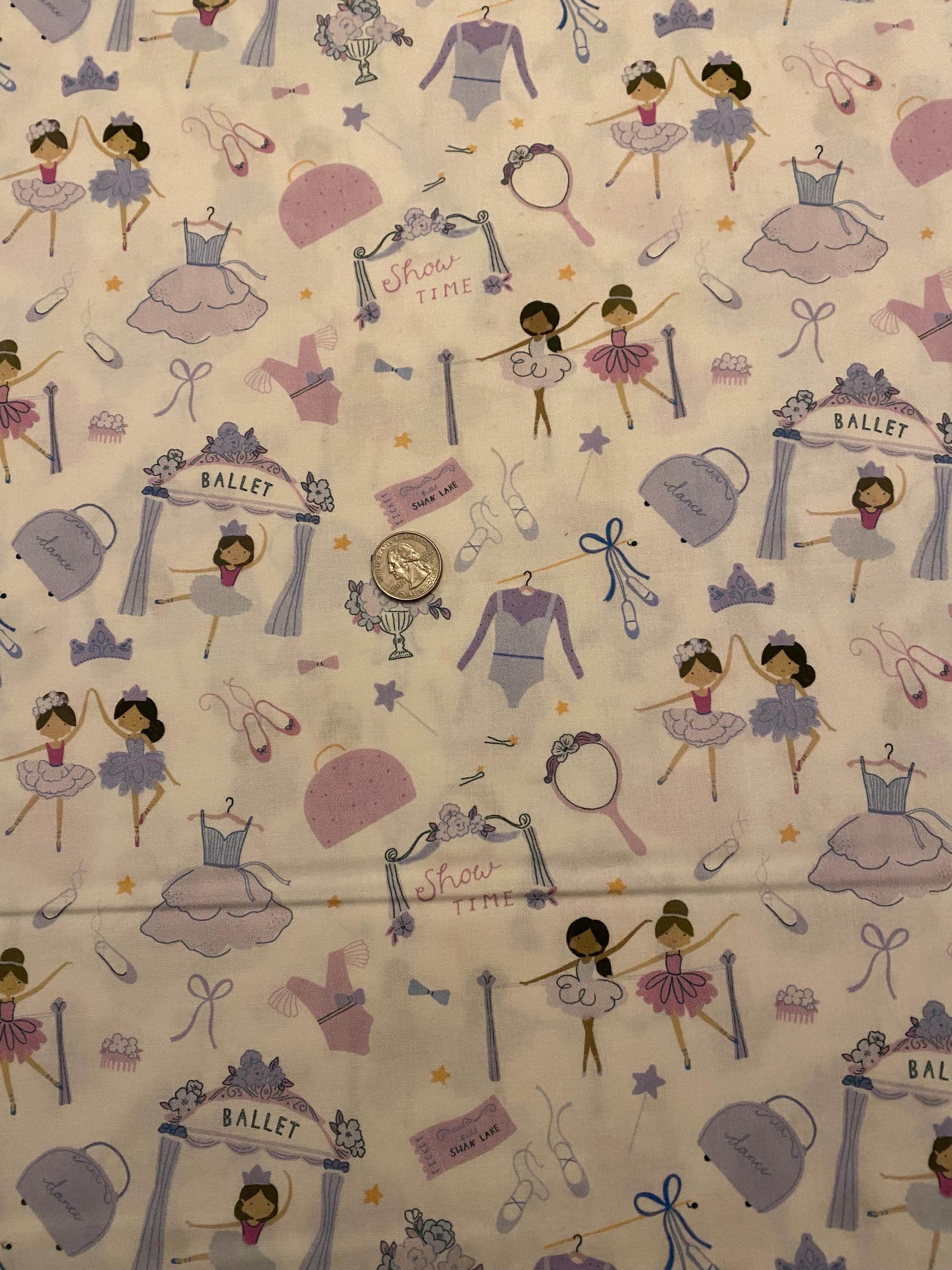 Ballerina Fabric, Dance Fabric, Ballet Fabric, Quilting Apparel, Dear ...