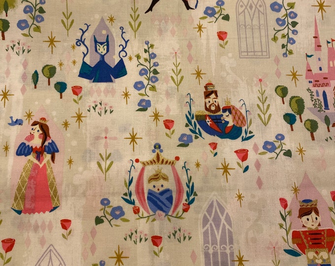 Sleeping Beauty Fabric, Little Briar Rose, Disney Princess, Riley Blake ...