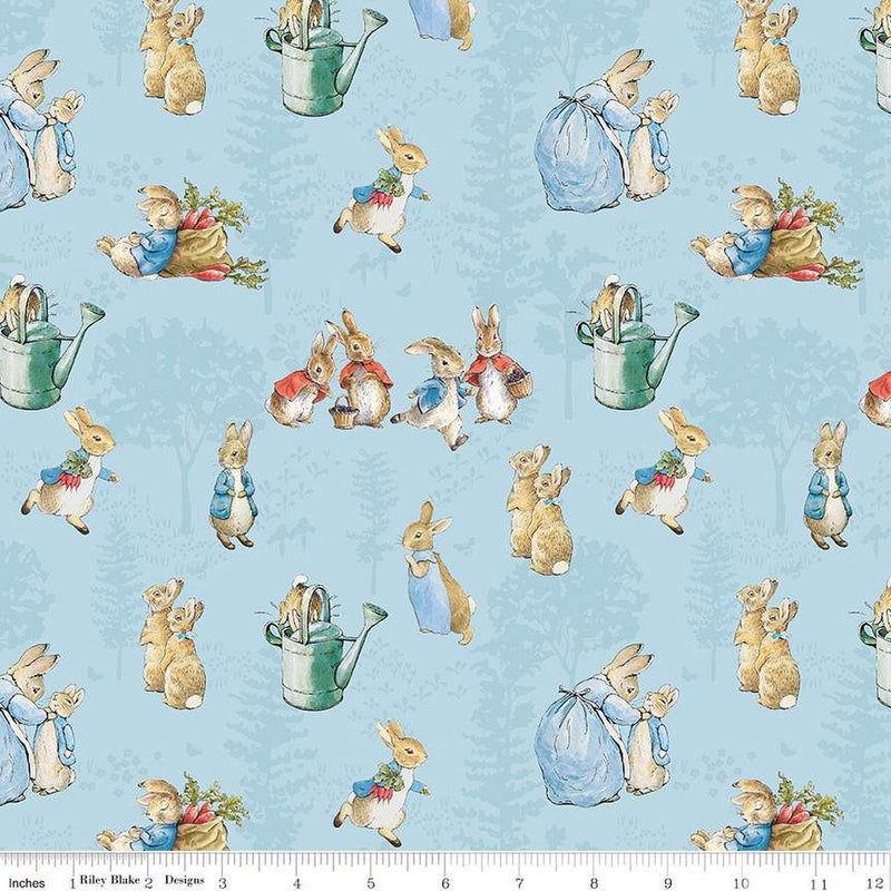 Rabbit Print Fabric - Etsy