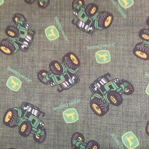 John Deere Fabric, Tractor Fabric, Tractor Toss, Cotton Fabric Quilting ...