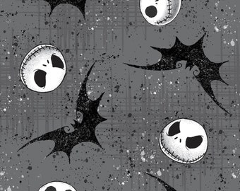 Jack With Bats Fabric - Etsy