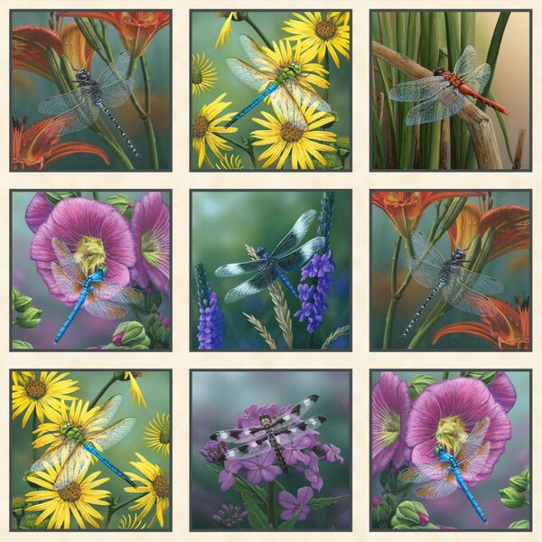 Dragonfly Fabric - Etsy