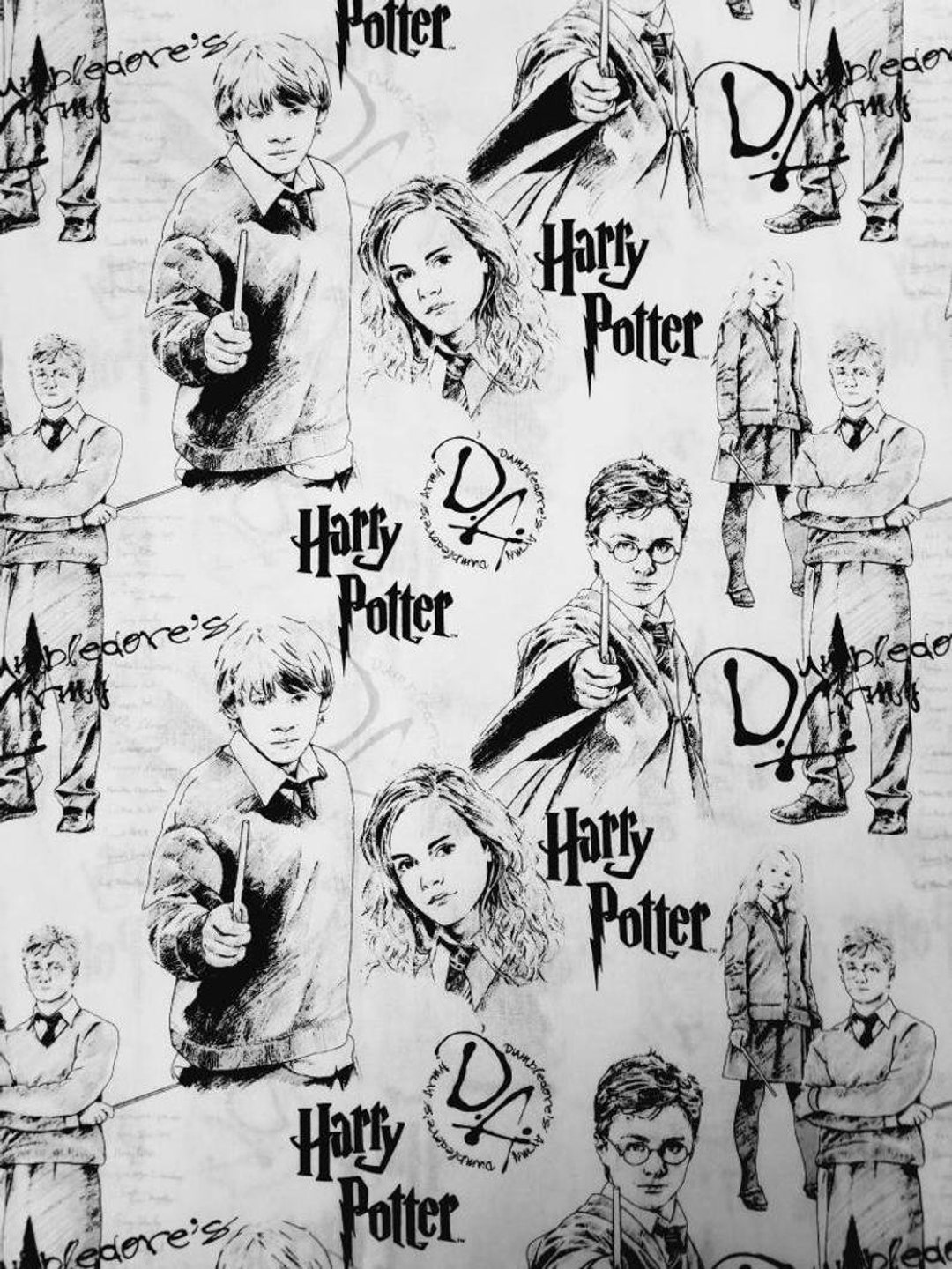 Harry Potter Fabric, Harry Potter, Hogwarts School, Warner's Brothers ...
