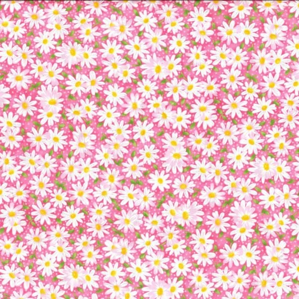 Daisy Fabric - Etsy