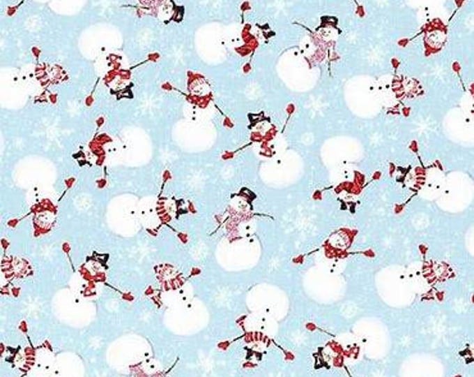 Snowflake Fabric, Christmas Fabric, Blue Snowflake, Blue Christmas ...