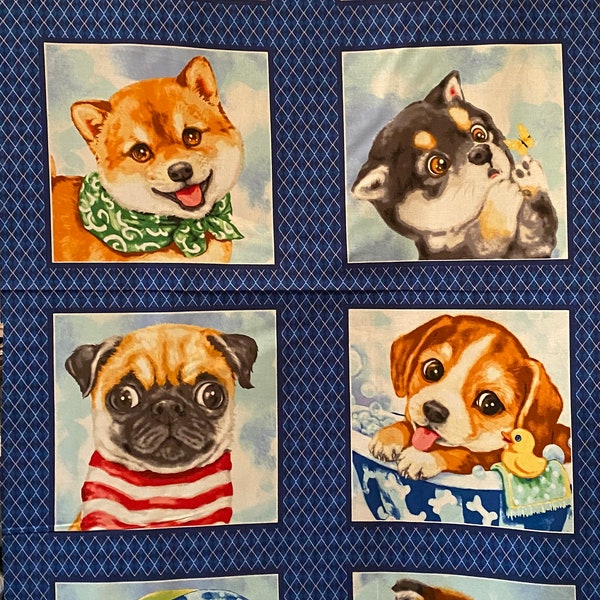 Dog Fabric Panels - Etsy