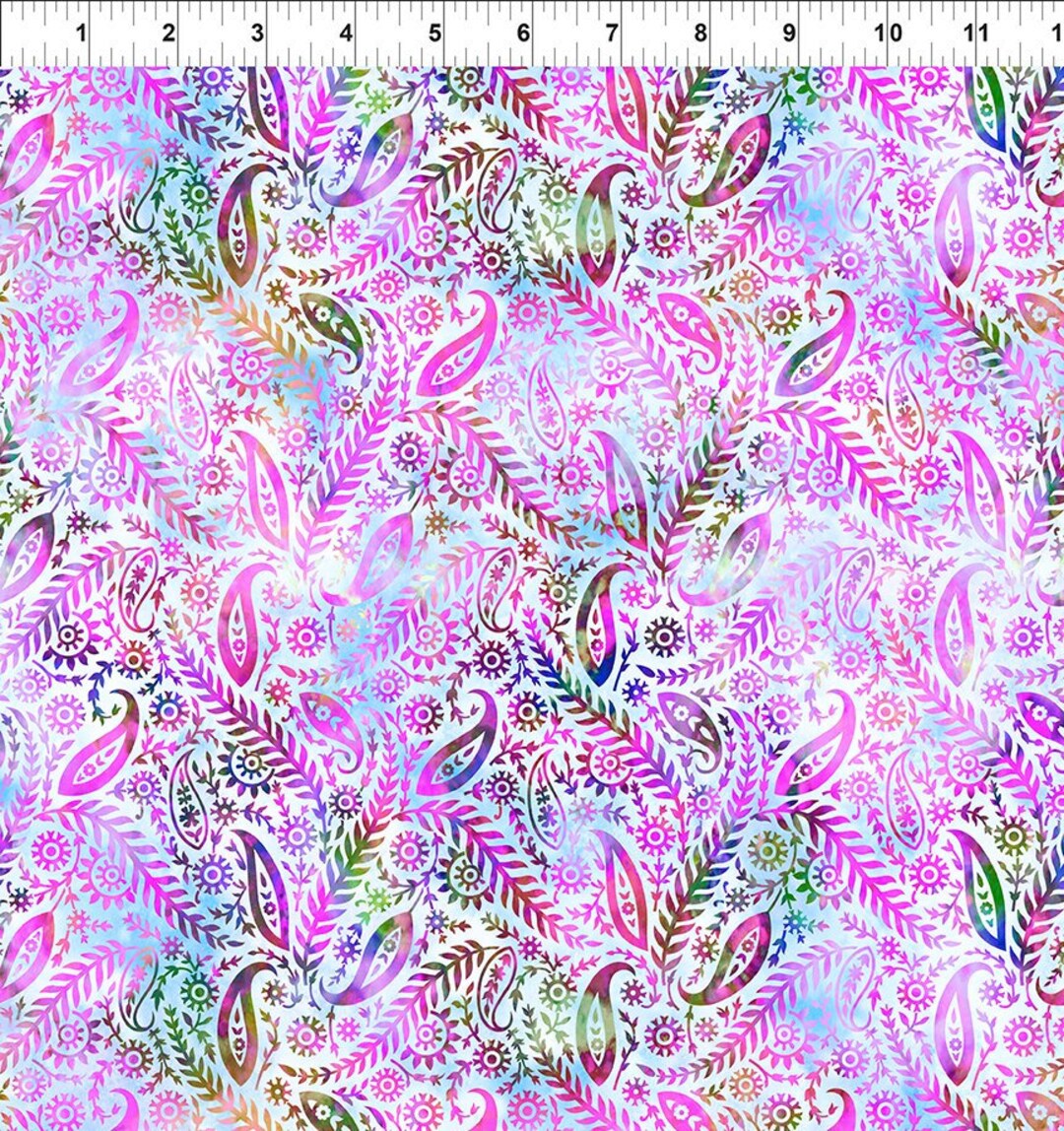 Paisley Fabric, Lavender Paisley, Purple Paisley, Floragraphix V ...