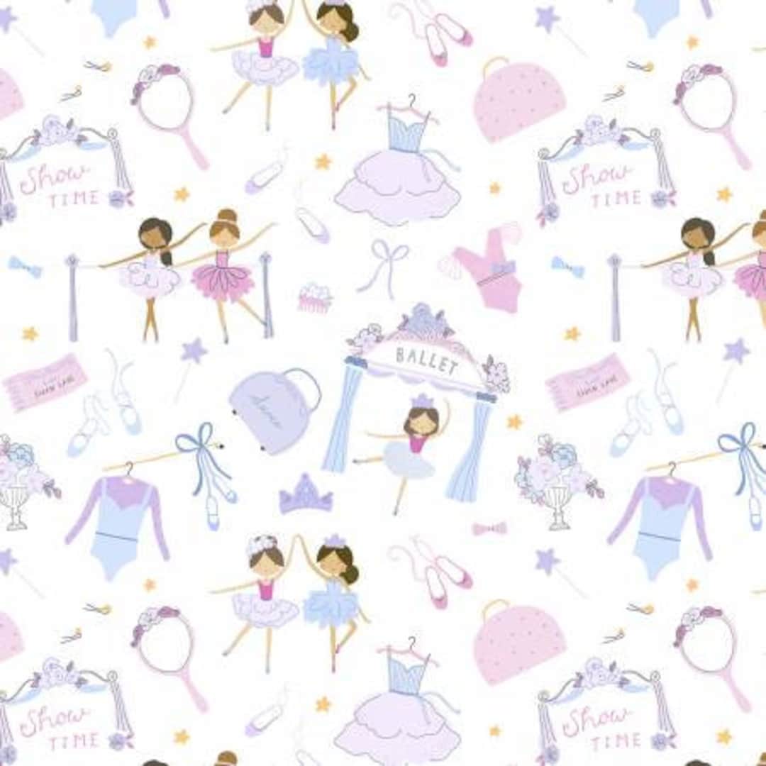 Ballerina Fabric, Dance Fabric, Ballet Fabric, Quilting Apparel, Dear ...