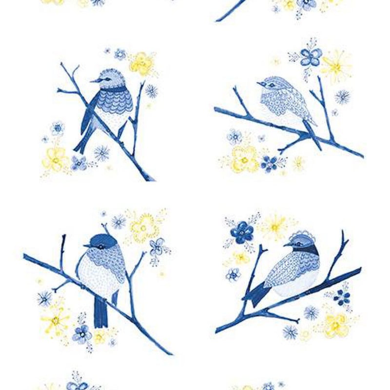 Bluebird Fabric - Etsy