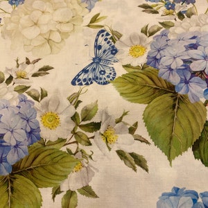 Hydrangea Fabric, Periwinkle Spring, Flowers Hydrangea, the Beginning ...