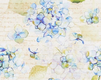 Hydrangea Fabric | Etsy
