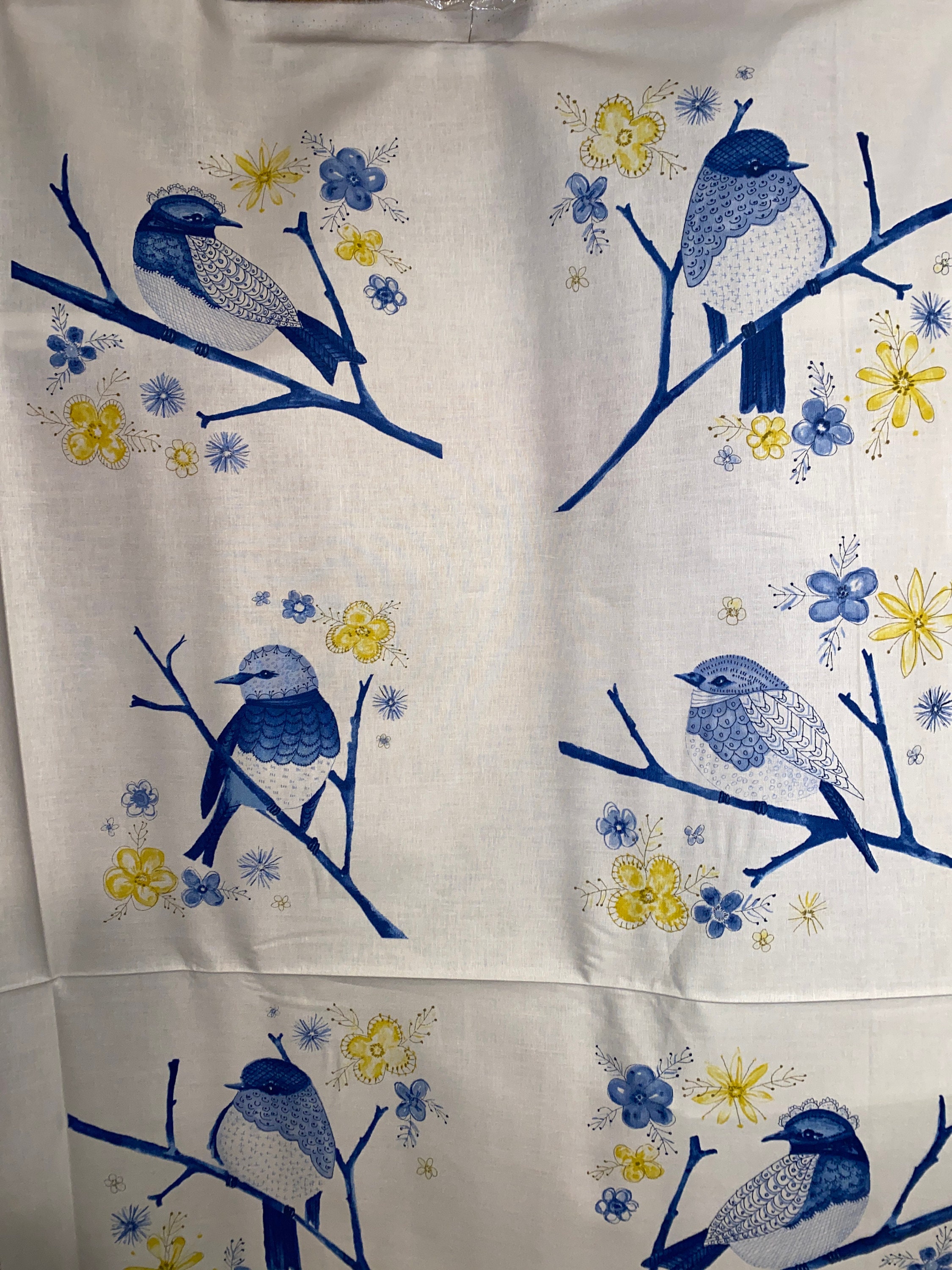 Bird Panel, Bluebird Fabric Panel, 24 Inch Panel, Riley Blake, Sunshine ...