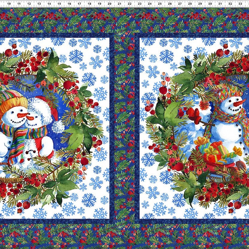 Christmas Fabric Panels - Etsy