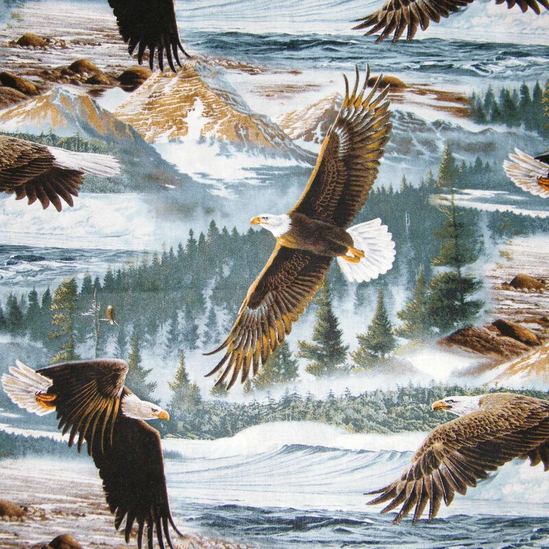 Eagle Fabric - Etsy