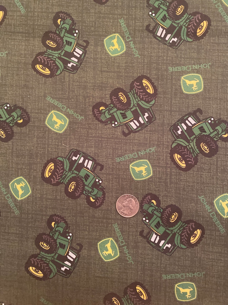 John Deere Fabric Tractor Fabric Tractor Toss Cotton Fabric - Etsy