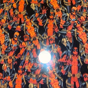 Deadpool Fabric, Deadpool, Packed, Super Hero, Quilting Apparel Cotton ...