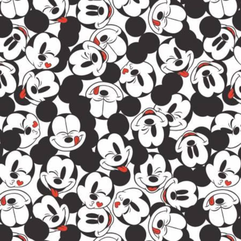 Mickey Mouse Fabric - Etsy