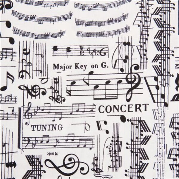 Music Fabric - Etsy