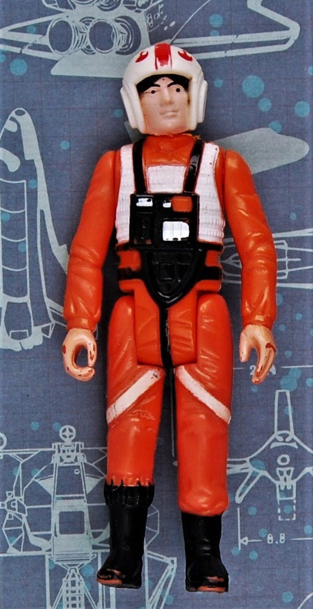 Luke Skywalker as X-wing Starfighter Pilot - KENNER 1978 Collectible ...