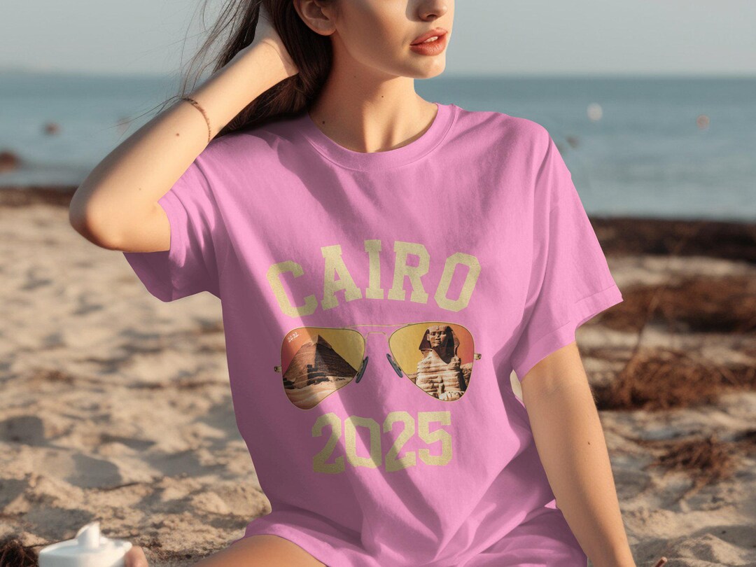 Cairo 2025 Men T-shirt Travel Destination Holiday Tee Fun T-shirt Tourist Cairo Egypt Men Shirt ...