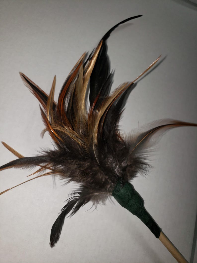 Feather Duster Stick Toy - Etsy