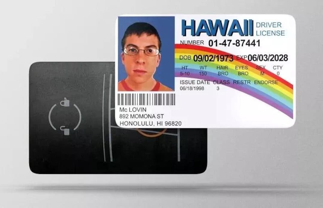 Tesla Key Card Mclovin Custom Vinyl Credit Card Sticker by CC Wraps - Etsy