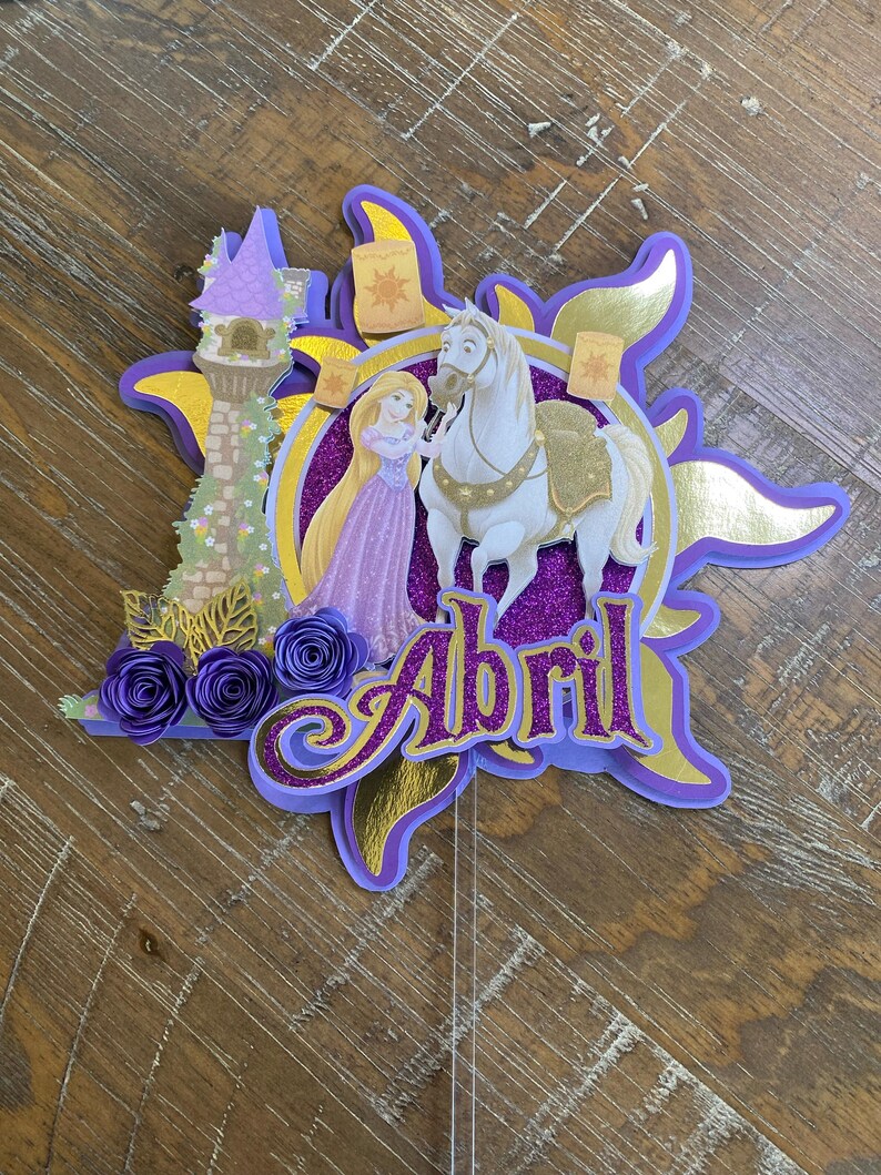 Tangle Cake Topper, Rapunzel Cake Topper, Cake Topper - Etsy