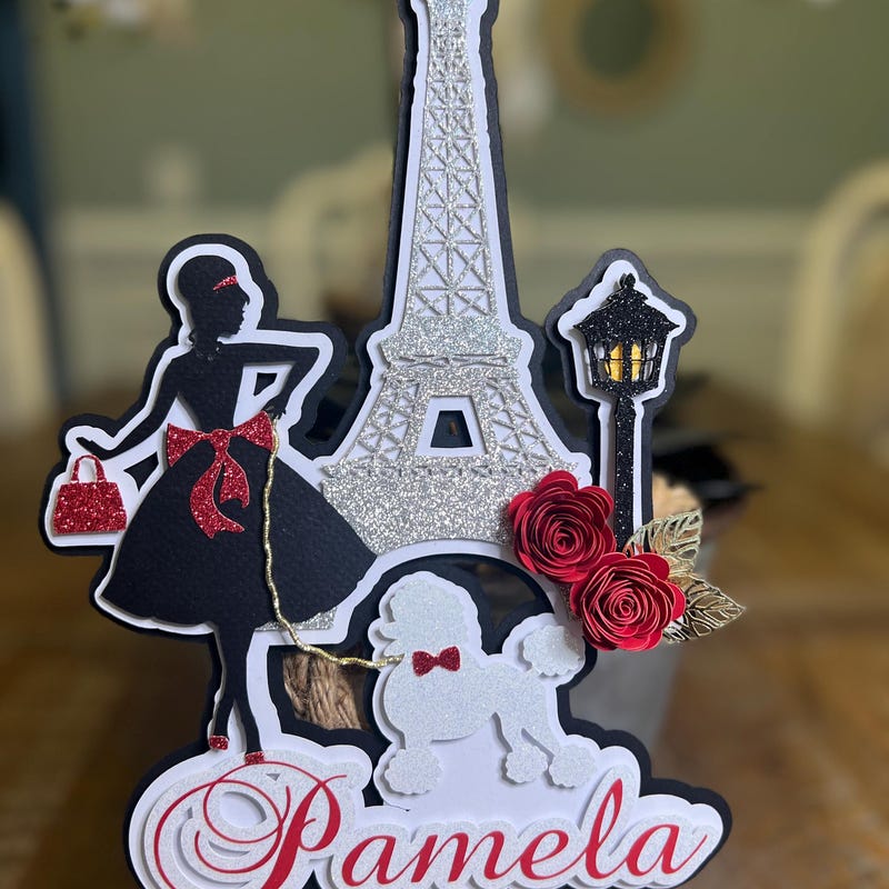 Paris Cake Topper - Etsy