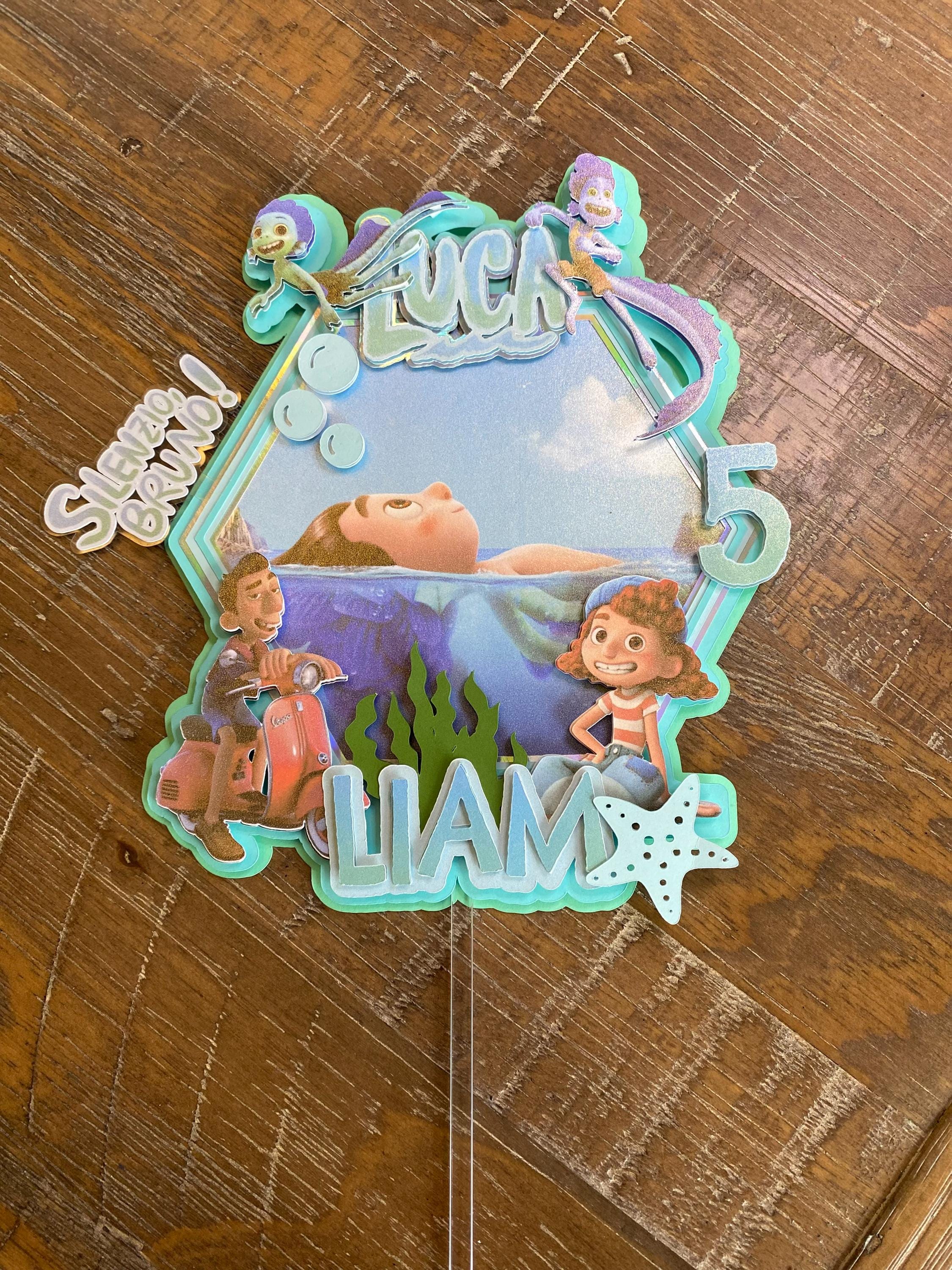 Luca Cake Topper, Cake Topper, Luca Cake Topper - Etsy