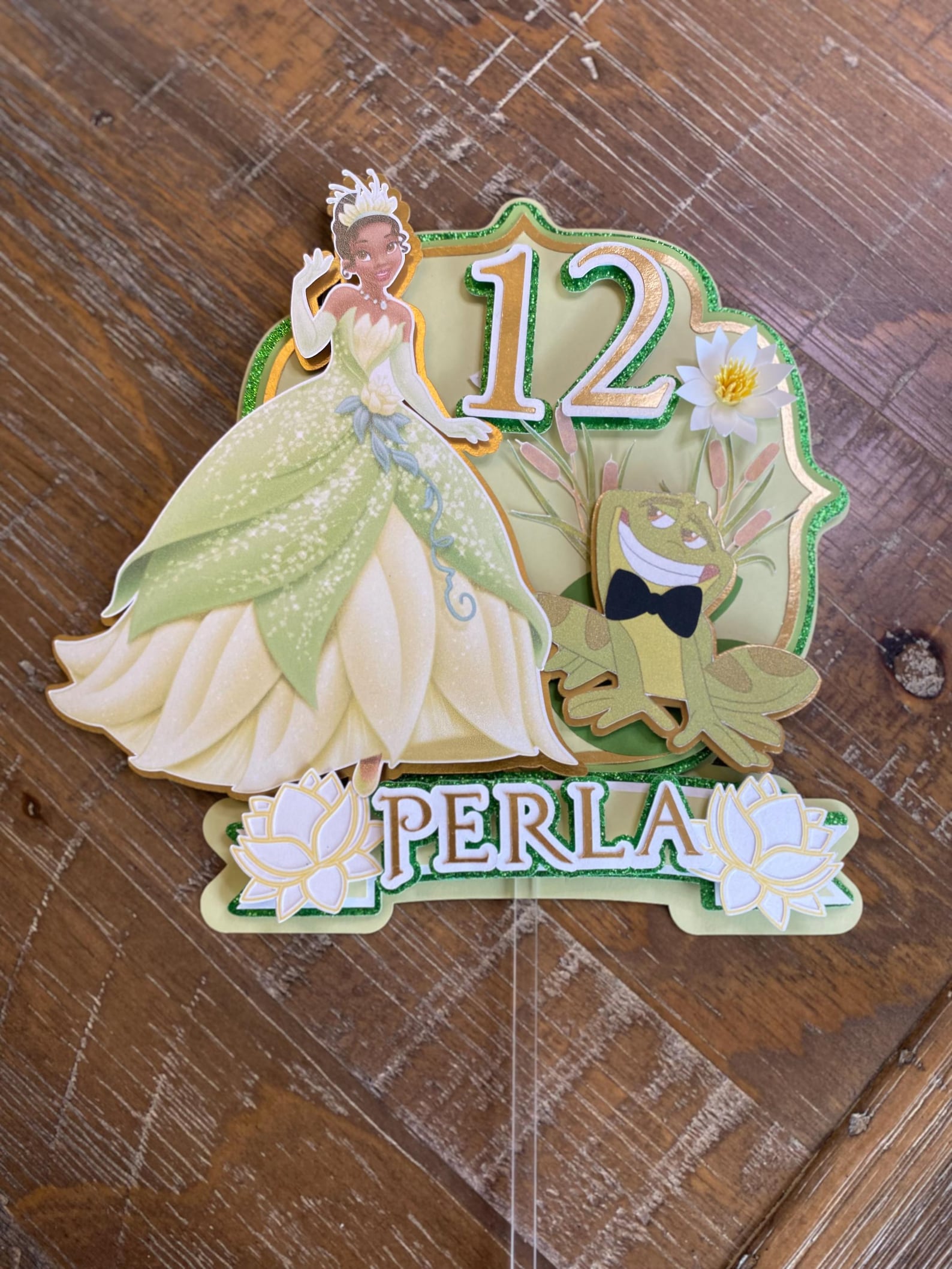 Princess Tiana Cake Topper, Princess and the Frog, Disney Princess ...