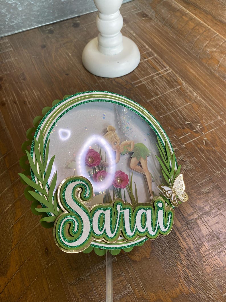 Tinker Bell Cake Shaker, Tinker Bell Cake Topper - Etsy