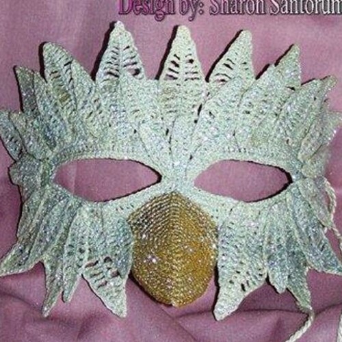 Court Jester Mardi Gras Mask Crochet Pattern PDF INSTANT - Etsy