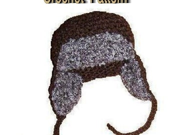 Adult Elmer Fudd Style Hat Crochet Pattern PDF INSTANT | Etsy