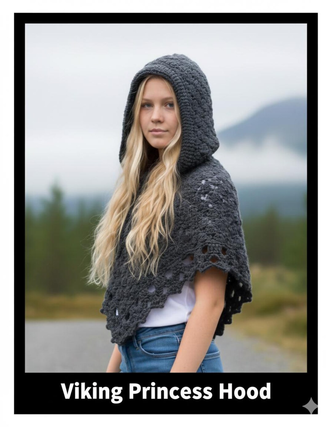 Princess Skjoldhelt Viking Hood- PDF Crochet Pattern - Etsy